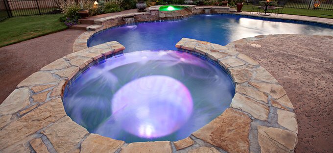 Bryan College station Custom Pool Design photos, Brazos Valley